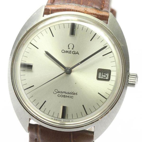 [OMEGA] Omega Seamaster Cosmic Date 136017 SP-T00L 107 Manual winding ...