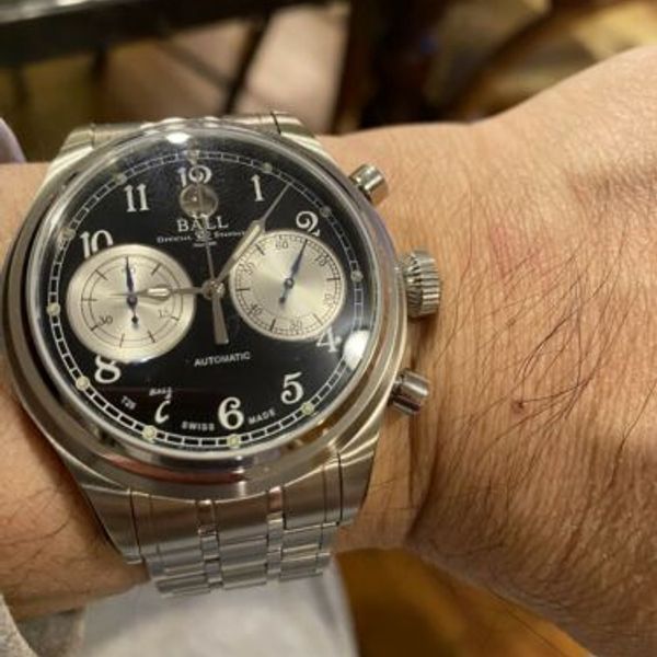 Ball Trainmaster Cannonball Chronograph Automatic Men's Watch CM1052D ...