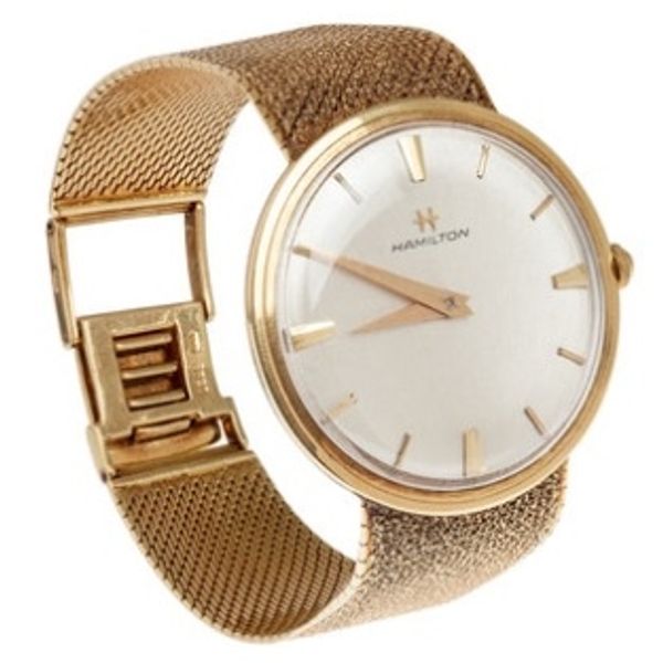 RARE Vintage Hamilton 18k Gold watch | WatchCharts Marketplace