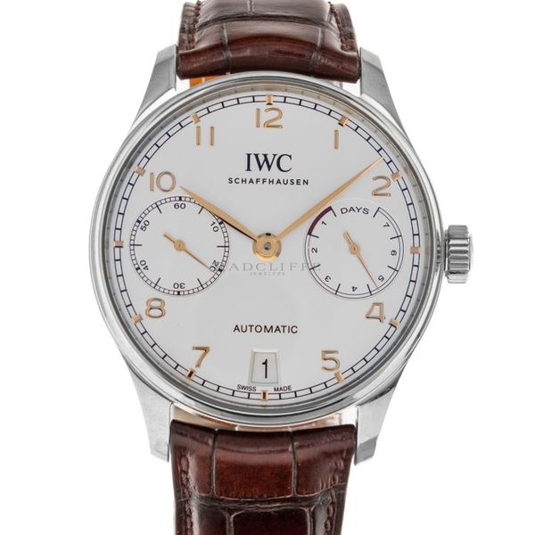 FS- IWC IW500704 Portugieser Automatic 42mm Silver Dial 7 Day Box ...