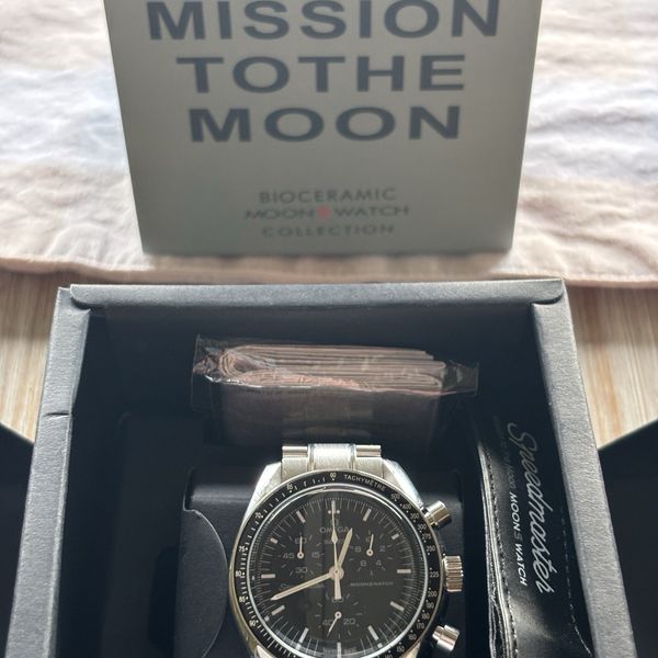 Omega Swatch Mission to the Moon Mod-Stainless Steel "Eyes on the Stars ...