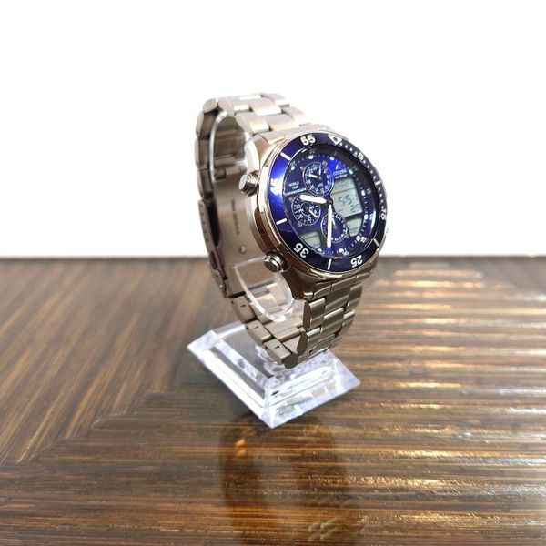 CITIZEN C300 World Time Chronograph Ana-Digi Watch From JAPAN ...