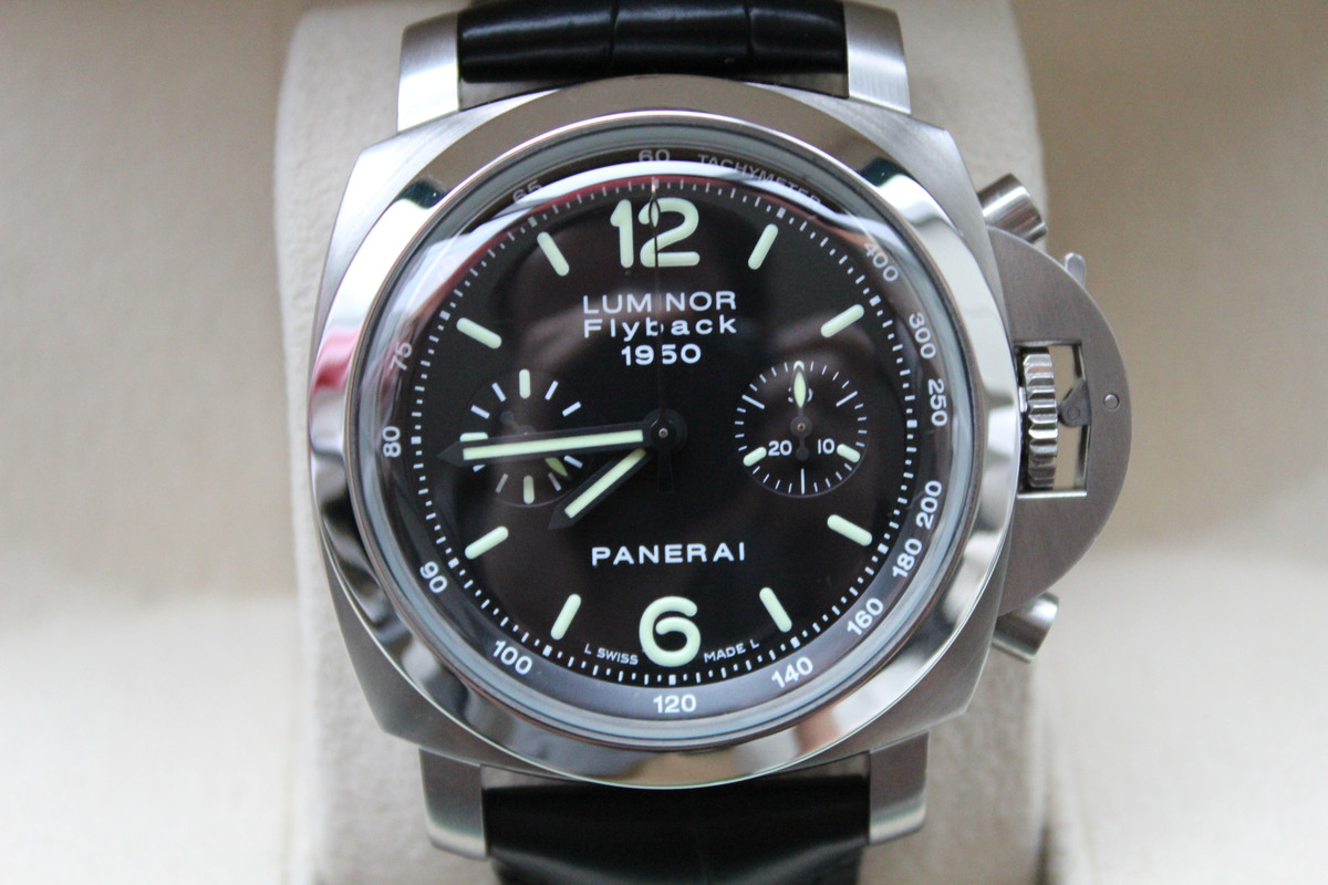 FS: Panerai PAM 212 Luminor Flyback Chronograph PAM00212 Rare! W/BOX ...