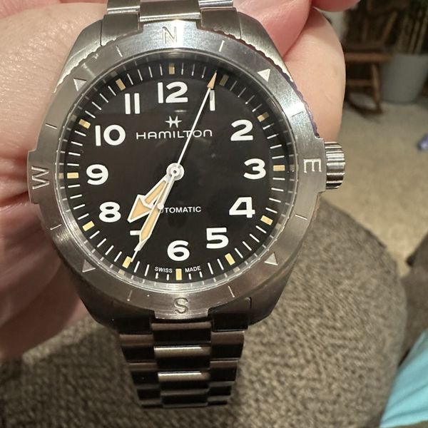 Hamilton Khaki Field Expedition Men's Black Watch - H70315130 ...