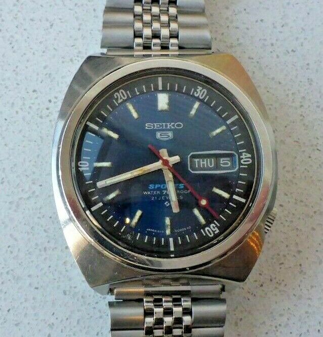 Seiko 5 Sports 70, Vintage watch,1969, 6119-6020, Auto, Overhauled ...