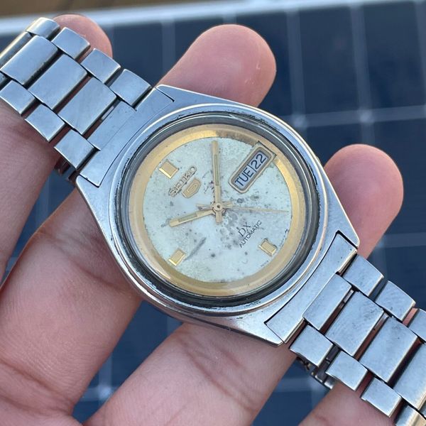 Vintage Seiko 5 Dx Automatic Beautiful Dial Japan Made Men Watch 7009-3020 | WatchCharts Marketplace
