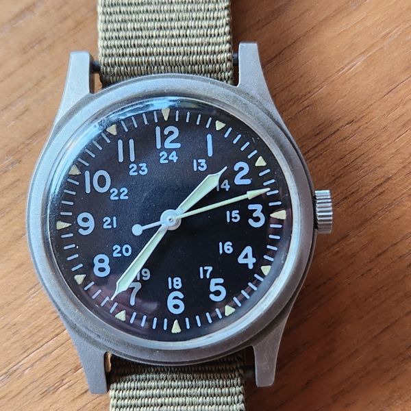 Hamilton GG-W-113 (1978 Military Issued Pilot's watch) | WatchCharts ...