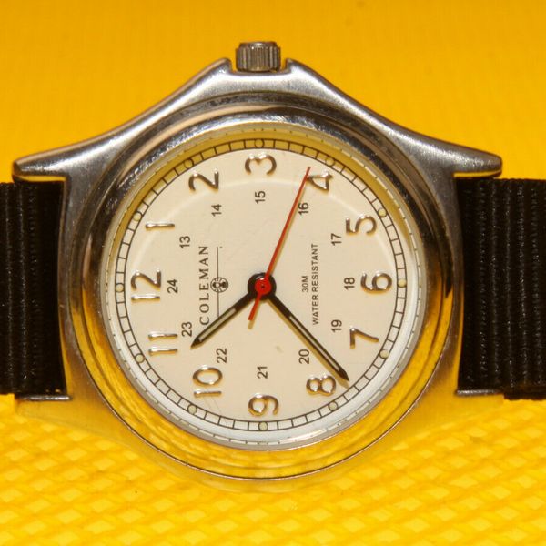 Men's Vintage COLEMAN "40-766" Quartz Watch Nato-Strap | WatchCharts