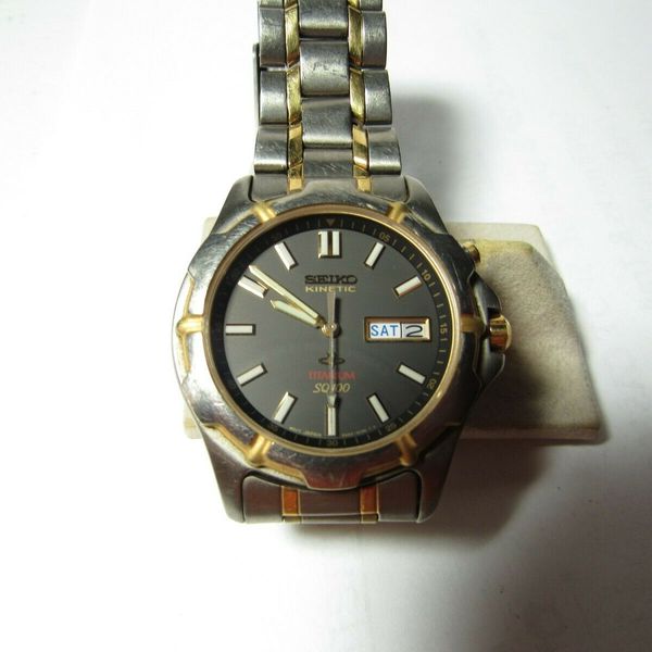 SEIKO KINETIC TITANIUM SPORT 100 5M43-OCOO WRISTWATCH | WatchCharts ...
