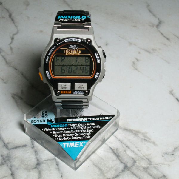 Timex Indiglo Ironman Triathlon 85168 Digital Wrist Watch New Battery Works | WatchCharts