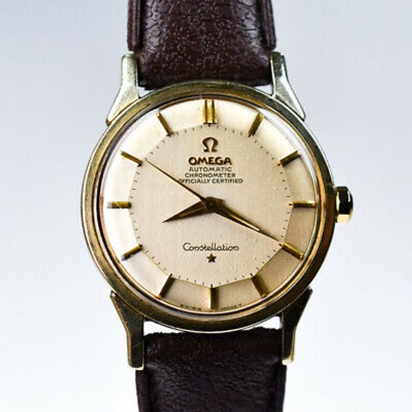 Omega Constellation 167.005 Pie Pan 14K Steel Cal 551 Chronometer ...