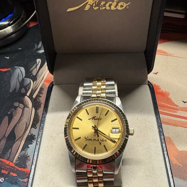 Super Rare mido commander president | WatchCharts Marketplace