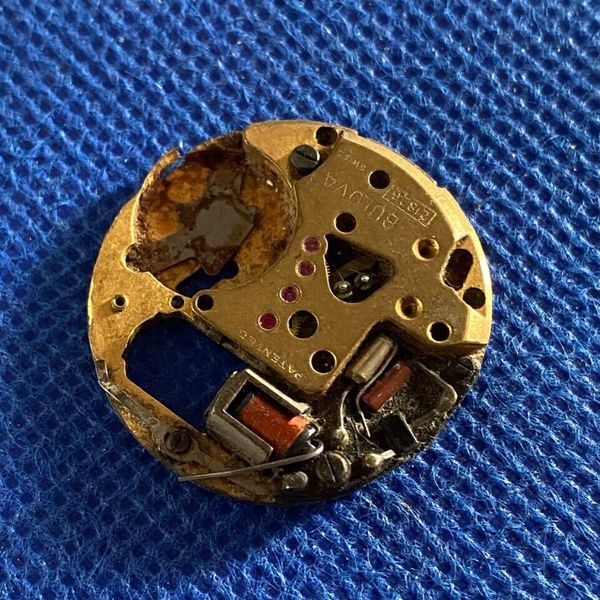Original BULOVA caliber 2182G manual winding movement spares (1/5249 ...