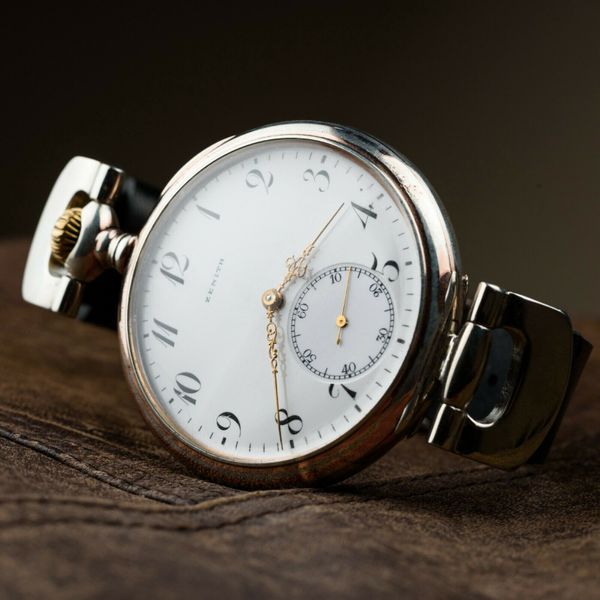 Zenith swiss vintage pocket movement Mens watch Marriage antiques ...