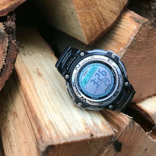 Casio SGW 100 - 1VEF Twin Sensor Digital Watch/Digital Compass ...