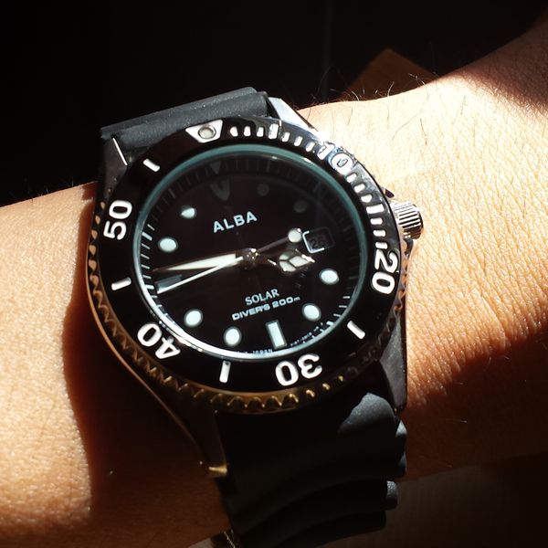 *SOLD* ALBA (SEIKO) solar dive divers watch AEFD530 | WatchCharts ...