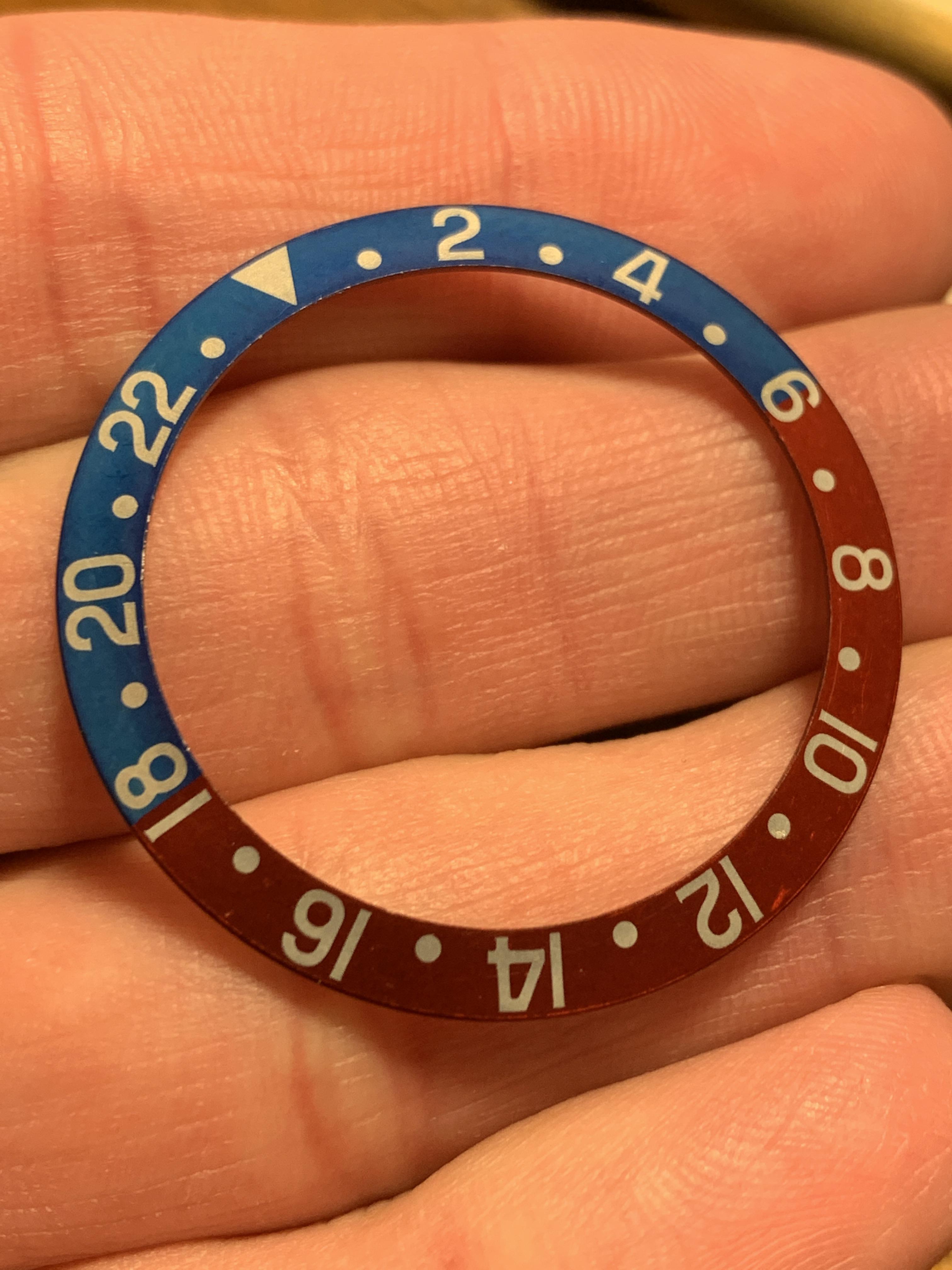 Beautiful fat font Rolex 1675 GMT insert | WatchCharts Marketplace