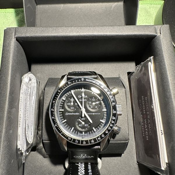 Omega X Swatch Moonswatch Mission To The Moon - Stainless Steel Case ...