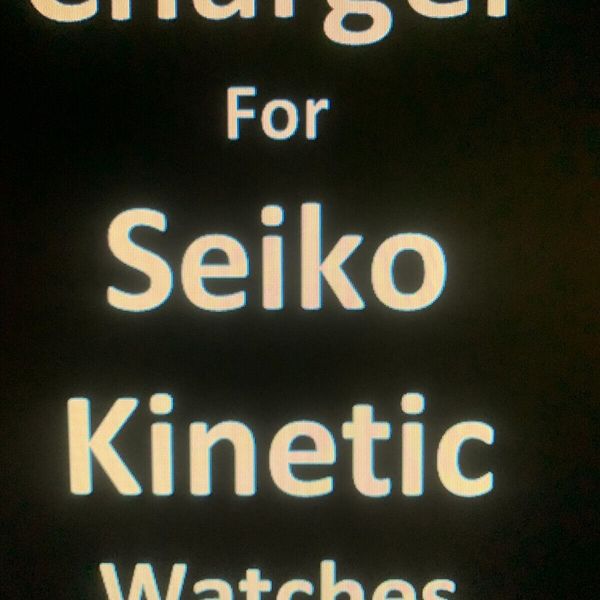 Kinetic Watch Charger/Winder for Seiko Kinetic watches. Replaces the ...