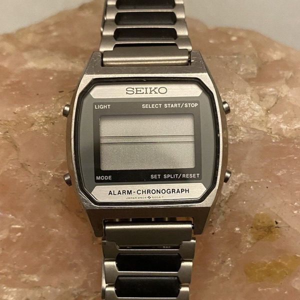 Men's Vintage Seiko Chronograph Digital Watch A904 5009 | WatchCharts ...