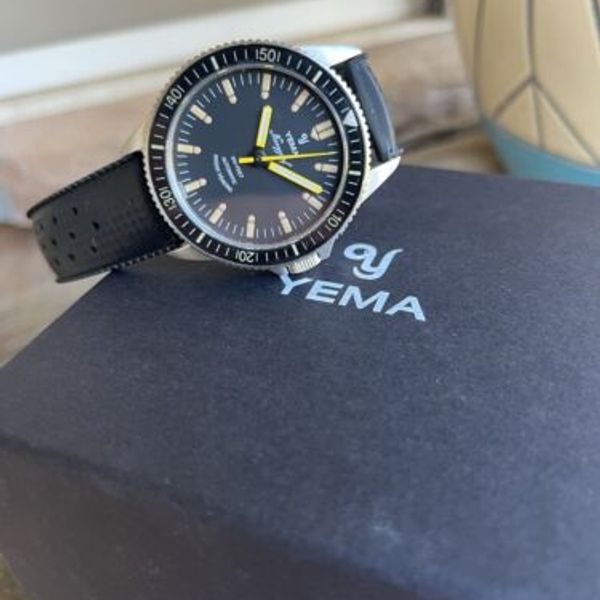 Yema Navygraf Heritage Diver With Tropic Strap | WatchCharts Marketplace