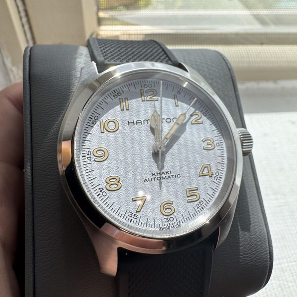 [WTS] Hamilton Murph 38mm White Dial- Full Kit - Unworn OEM strap ...