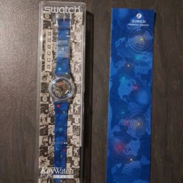 Swatch Watch Zurich Financial Services 1998 - Limited Edition Employee ...