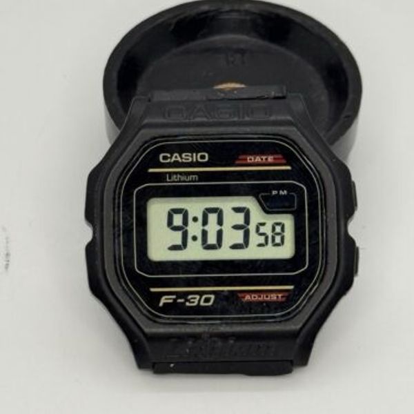 Vintage Casio F-30 Litihum Digital Mens Watch Head Only | WatchCharts ...