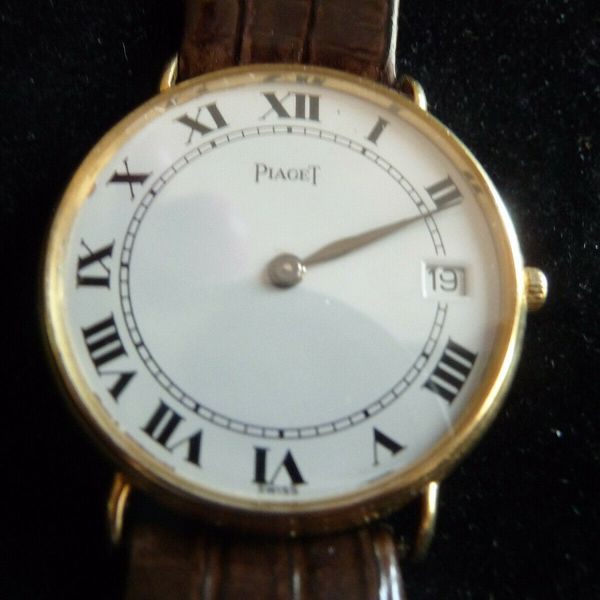 MAN'S PIAGET 18K DATE QUARTZ WATCH | WatchCharts Marketplace