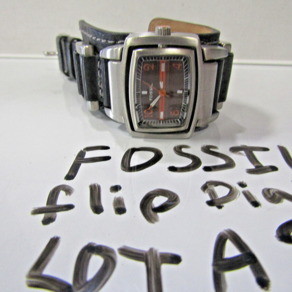 RARE Fossil FLIP DIAL WB-4146 womens watch Wear or resale it New ...