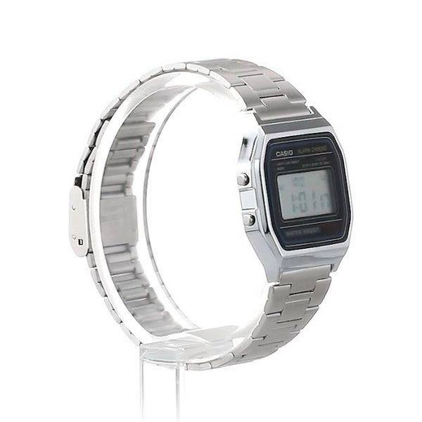 Casio Men's Watch Classic Digital Dial Stainless Steel Bracelet A158W-1 ...