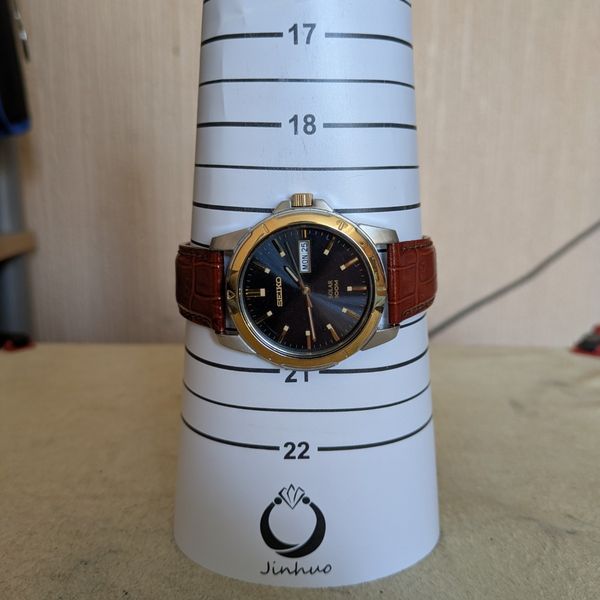 Men's Seiko V158-0AD0 Solar Wrist Watch In Full Working Order And ...
