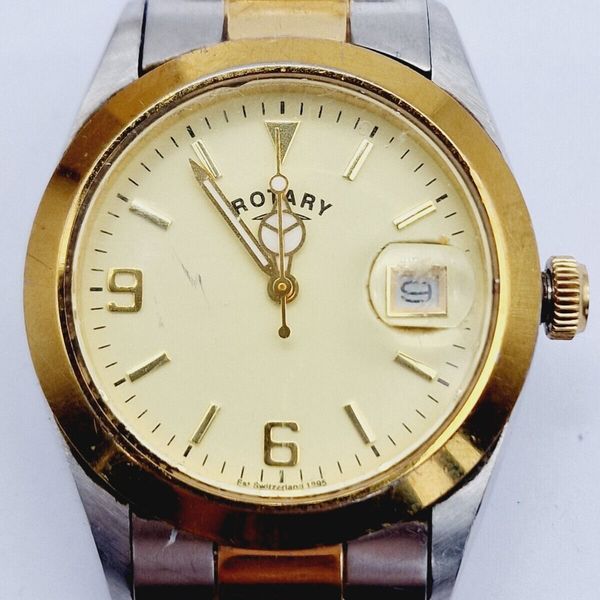 Gents Rotary GB03088/03 Oyster Explorer Style Two Tone Watch ...