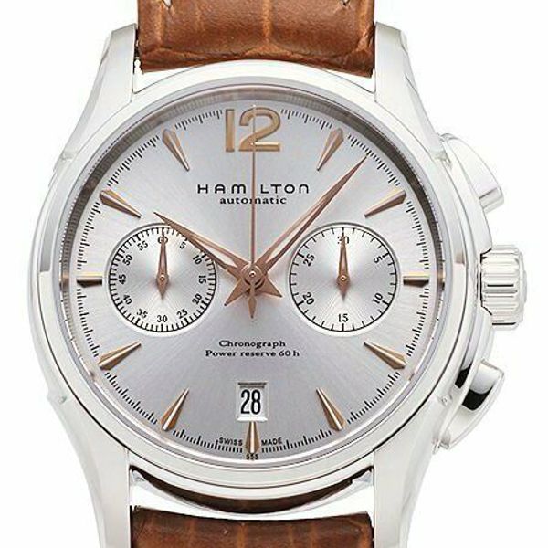 Hamilton H32606555 Jazzmaster Chrono Auto Silver Dial Men's Watch ...