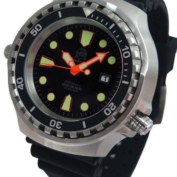 1000m Diving Watch from Tauchmeister 1937 Germany - all stainless steel ...
