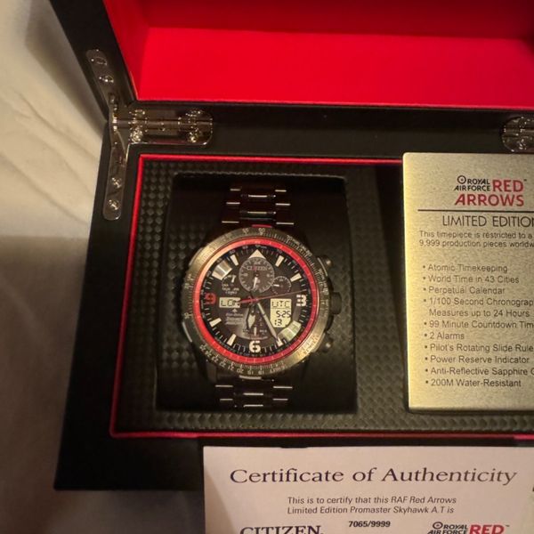 Citizen Men's Eco Drive Red Arrows LTD Edition Chronograph Watch ...