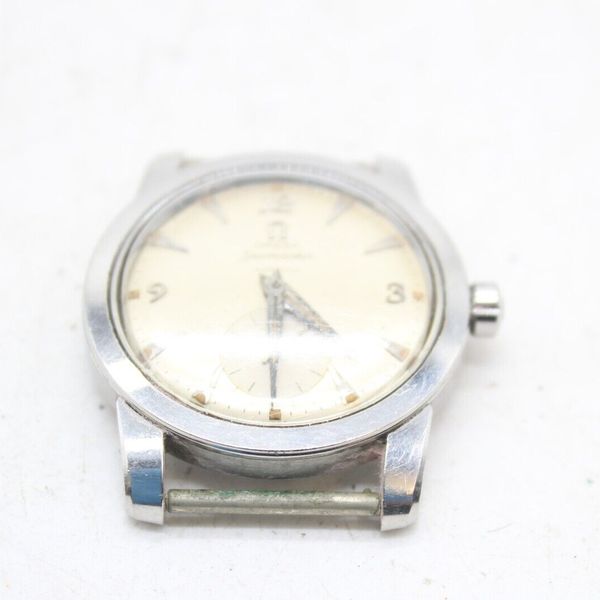 F Vintage Automatic Omega Seamaster Bumper Gents Silver Tone Wristwatch ...