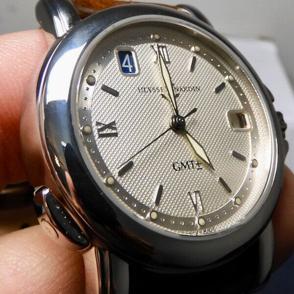 Ulysse Nardin San Marco GMT 203-22 Silver Dial 37mm 99% LNIB RARE Discontinued | WatchCharts ...