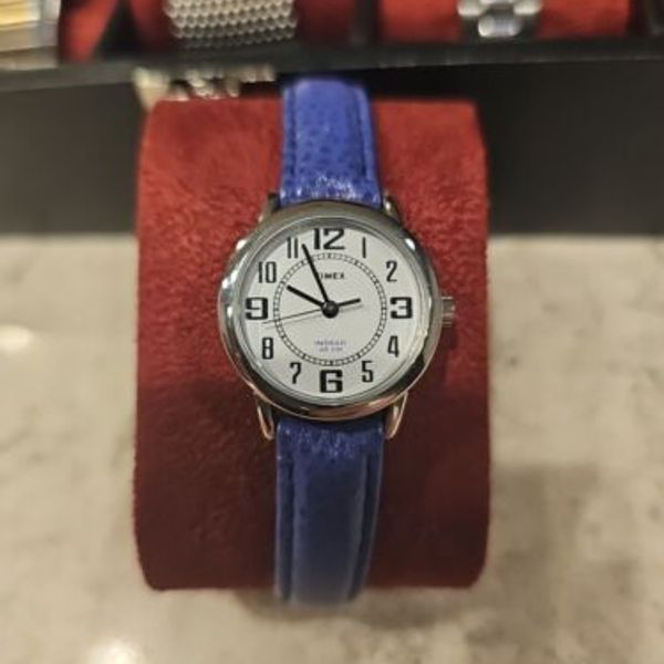 Timex INDIGLO Purple Leather Ladies Watch WR 30M | WatchCharts Marketplace