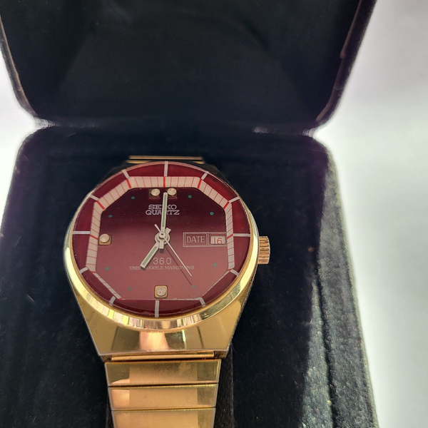 Seiko 360 Unbreakable Mainspring Ruby Red Dial For Parts | WatchCharts ...