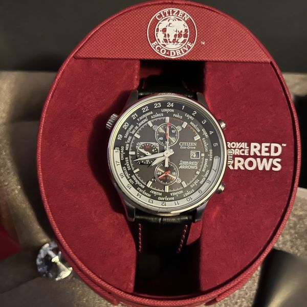 Citizen Red Arrows Chronograph Watch Eco-Drive Worn Once! | WatchCharts ...