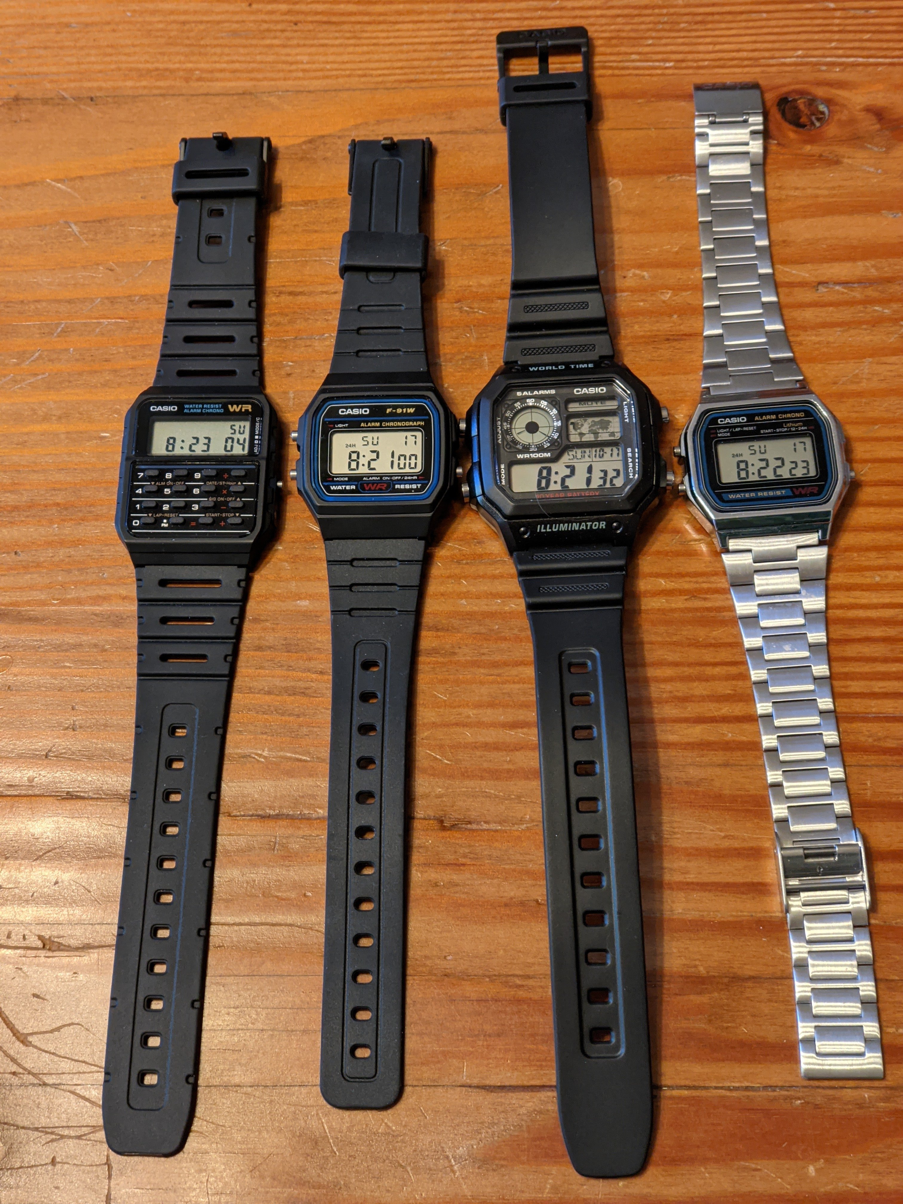 Four Casio Classics for $40 Shipped | WatchCharts