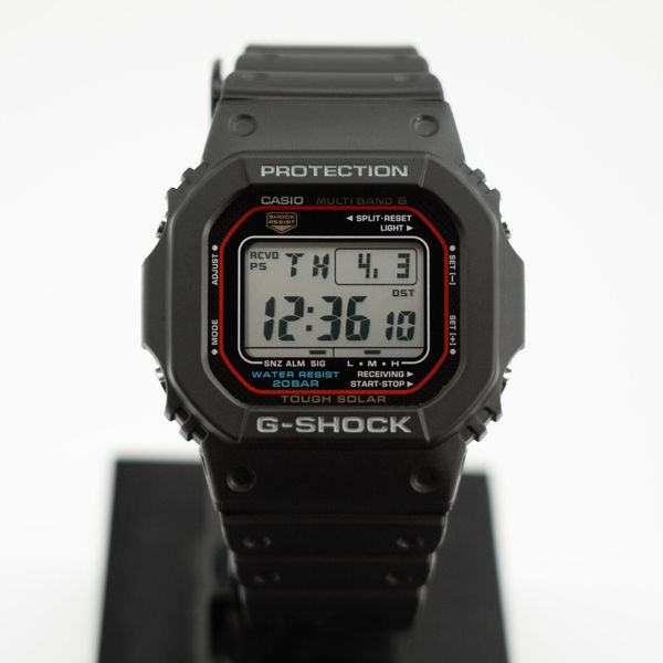 Casio GShock Tough Solar Digital Watch Timer Stopwatch Atomic GW M5610U ...