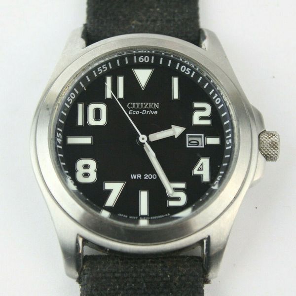 Citizen Eco-Drive E111-S039983 Solar W/Date Luminous Hands & Hours ...