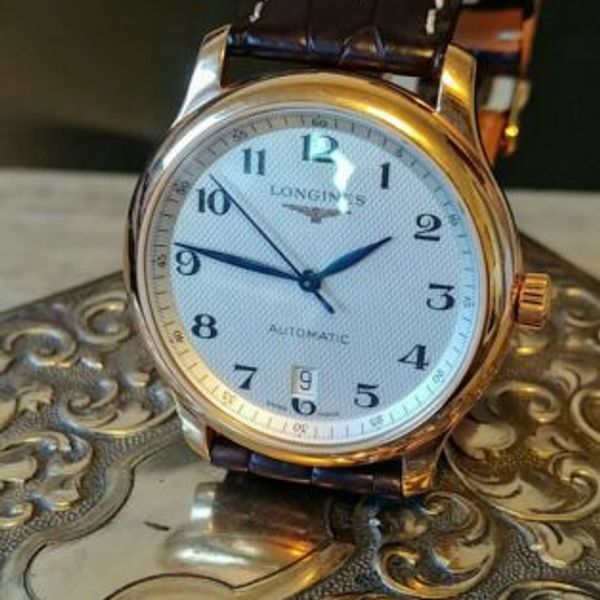 Longines Master Collection Automatic 18k Gold watch L2.628.8.78.3 ...
