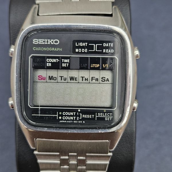 Vintage Seiko LCD Chronograph for Repair. | WatchCharts Marketplace