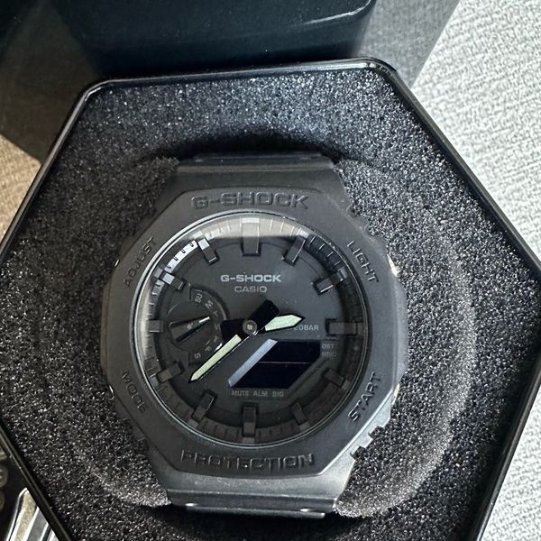 Casio G-Shock GA2100-1A1 Black Watch. Needs battery replaced ...