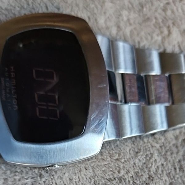 Vintage HAMILTON Pulsomatic H525150 Men's Automatic Digital Watch ...