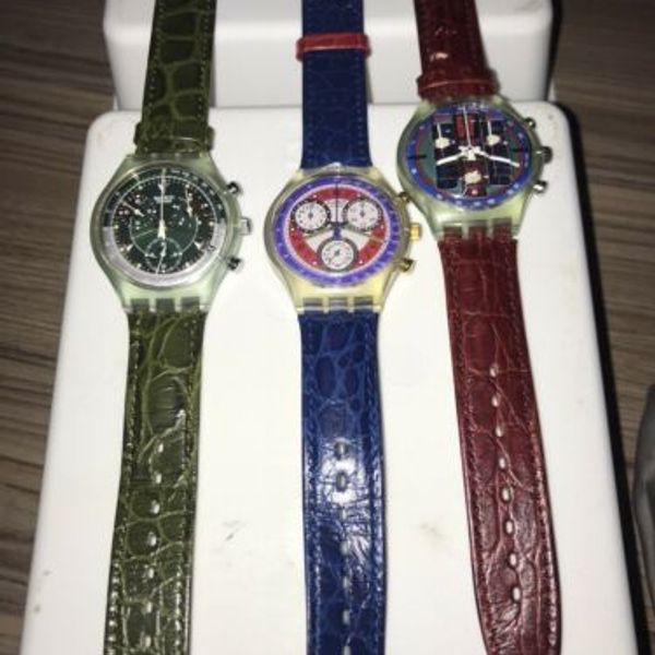 Joblot of Dummy ( Display) swatch chronograph quartz watch | WatchCharts