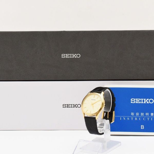 â ¶ï¸ ã N MINT++/Boxã SEIKO Dolce 8J41-0AJ0 SACM150 Gold Quartz Round ...